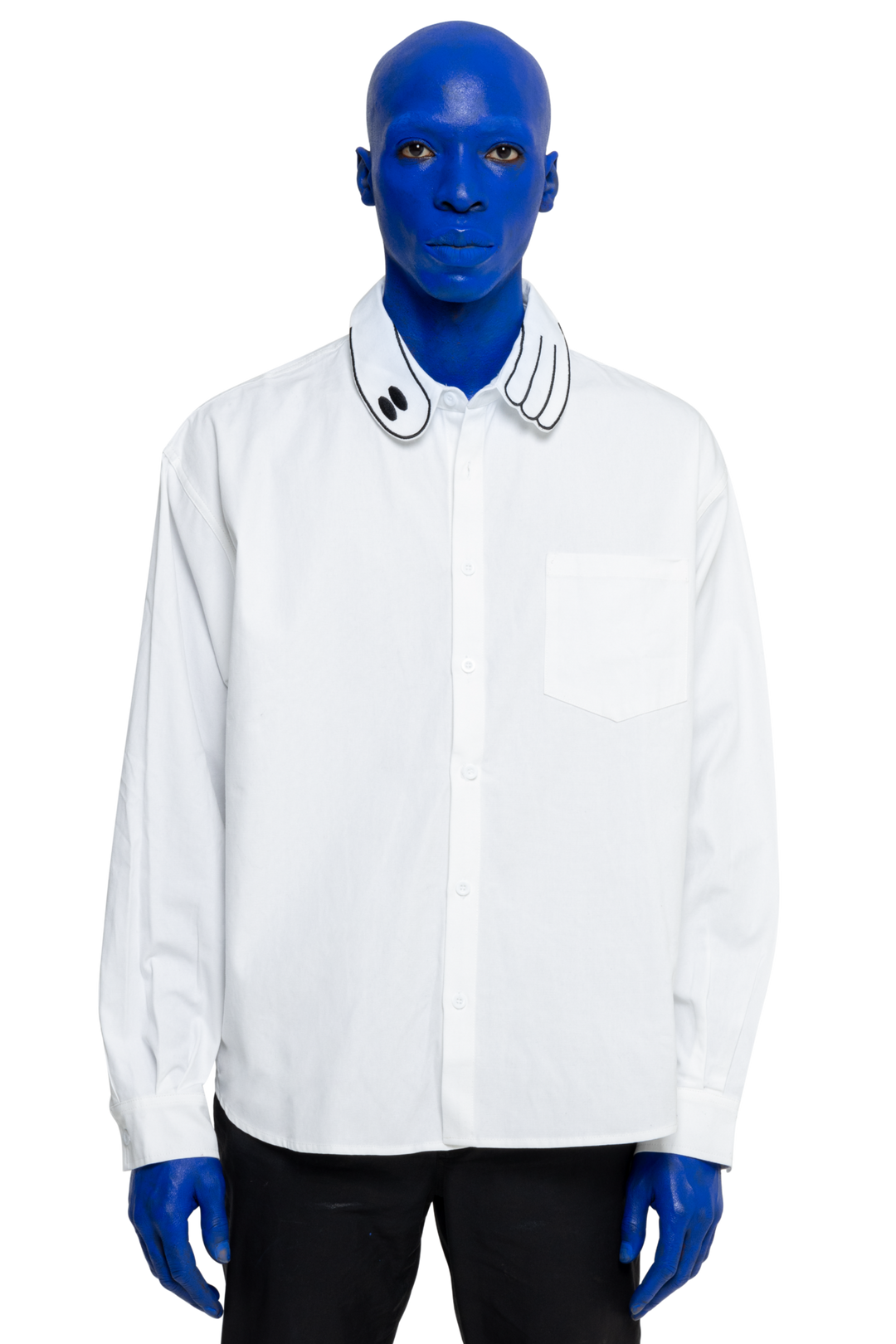 GHOST COLLAR DRESS SHIRT – WNTD Apparel