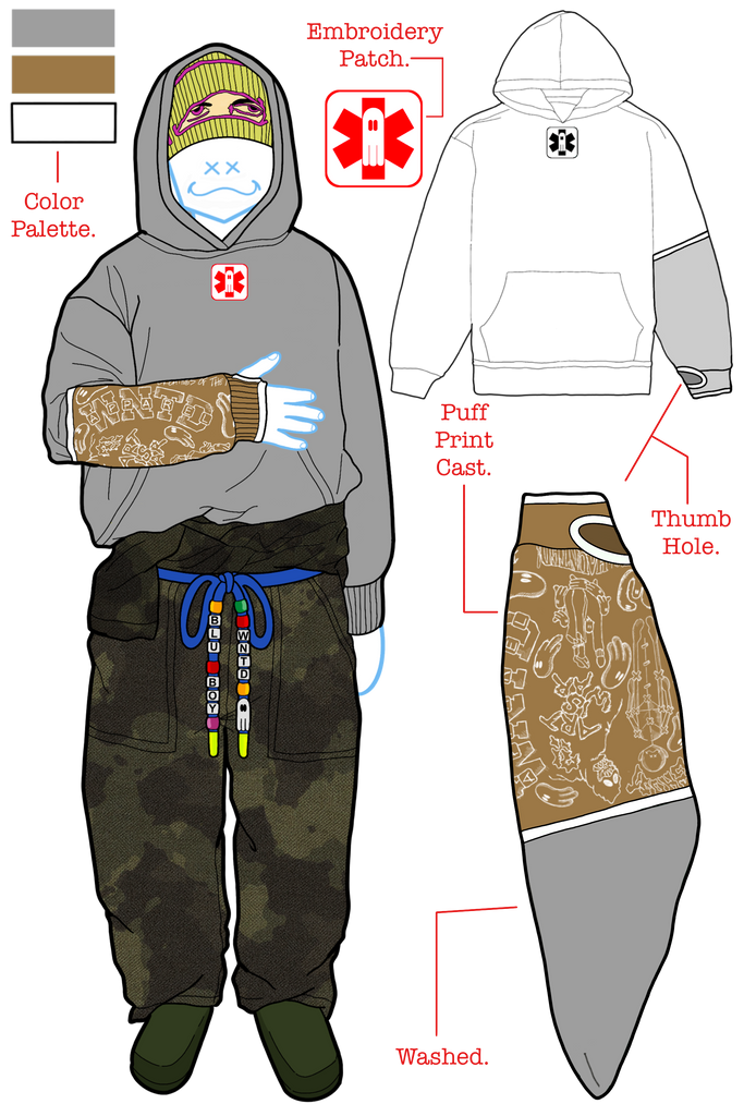 ARM CAST HOODIE – WNTD Apparel