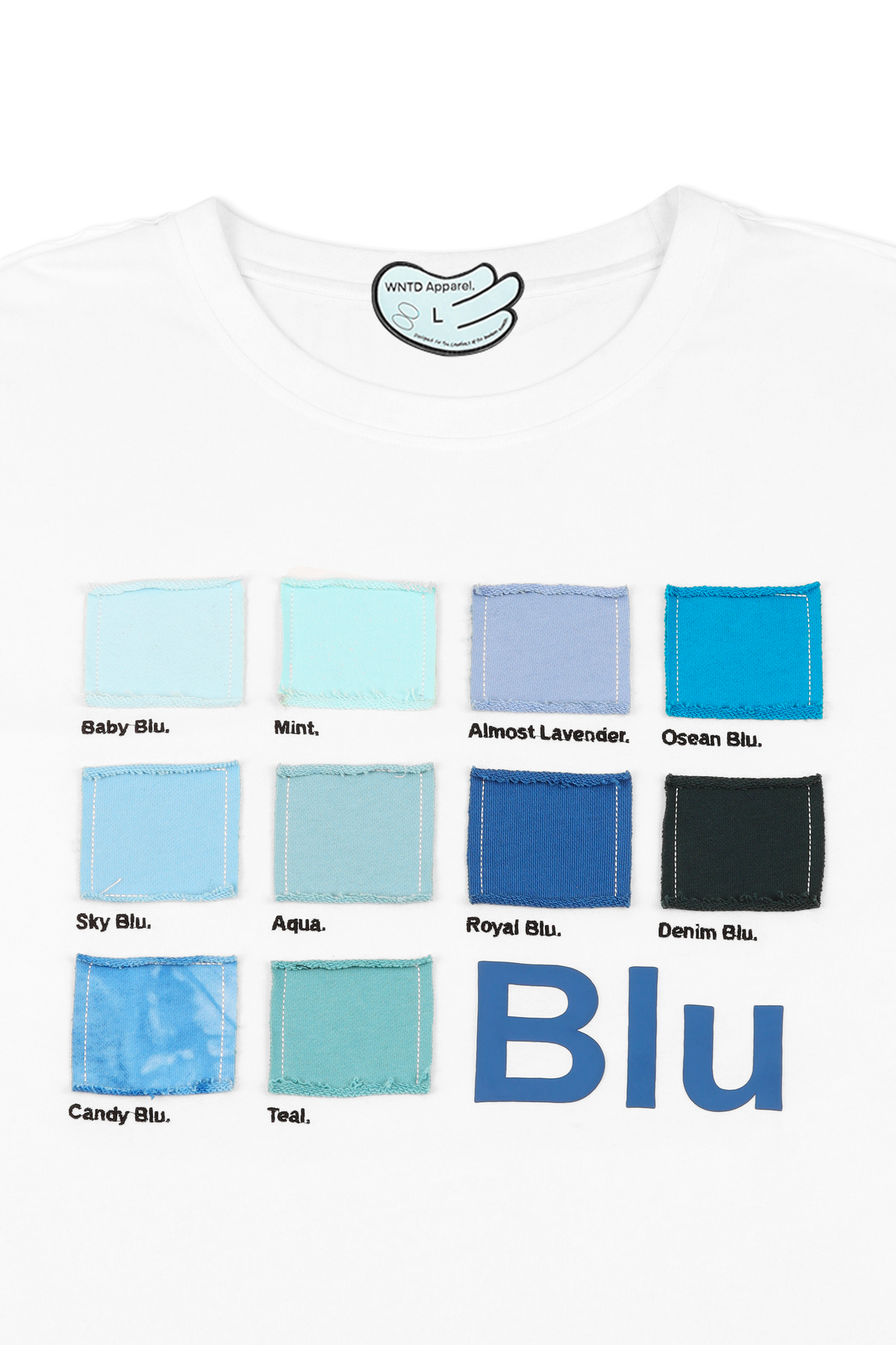 BLU COLOR PALLETE TEE – WNTD Apparel