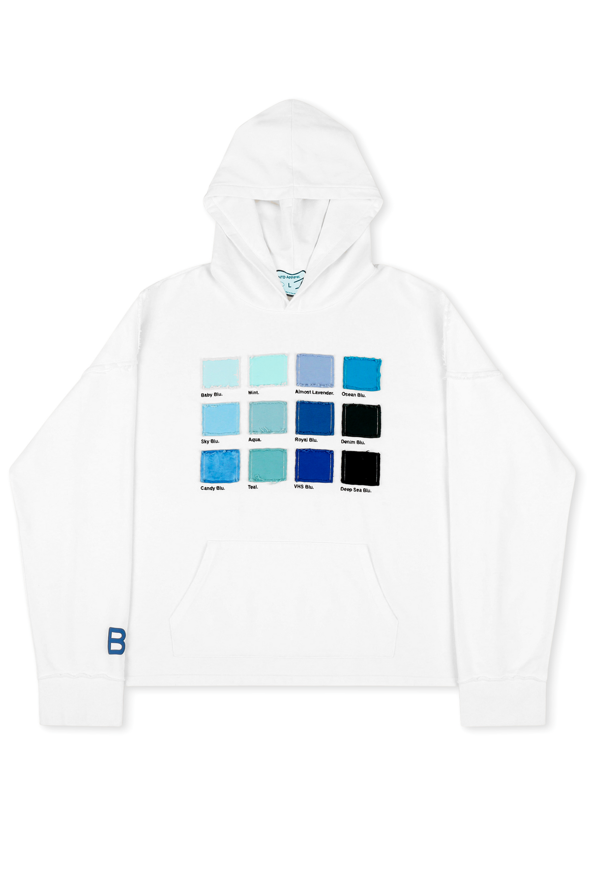BLU COLOR PALLETE HOODIE – WNTD Apparel