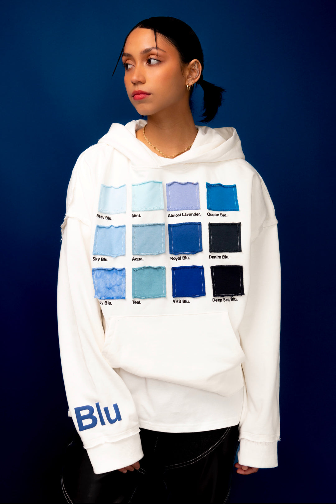 BLU COLOR PALLETE HOODIE – WNTD Apparel
